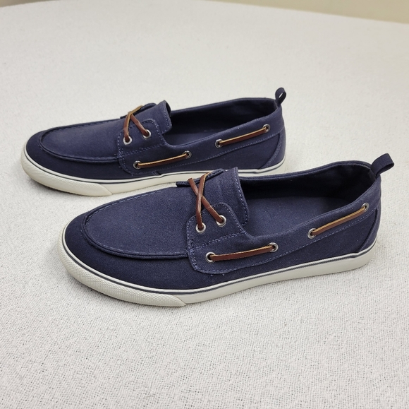 GAP | Shoes | Mens Gap Washed Navy Boat Shoes | Poshmark